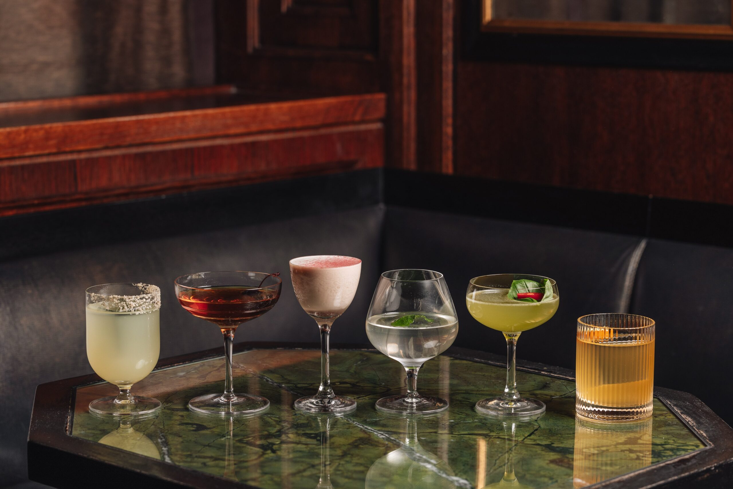 Art Nouveau Cocktail Menu - The Delaunay